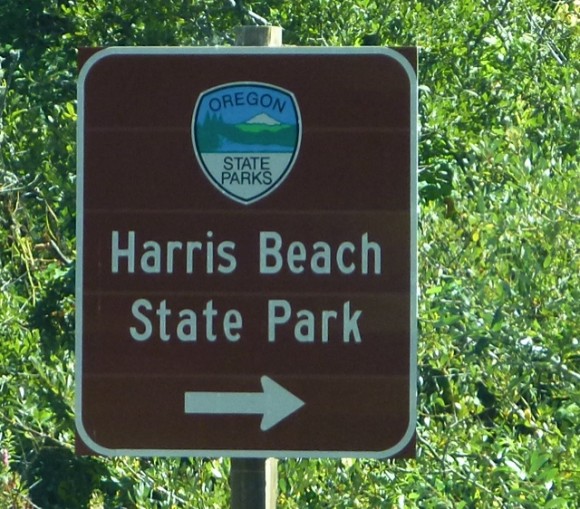 Harris Beach State Park, just north of California, is popular ...